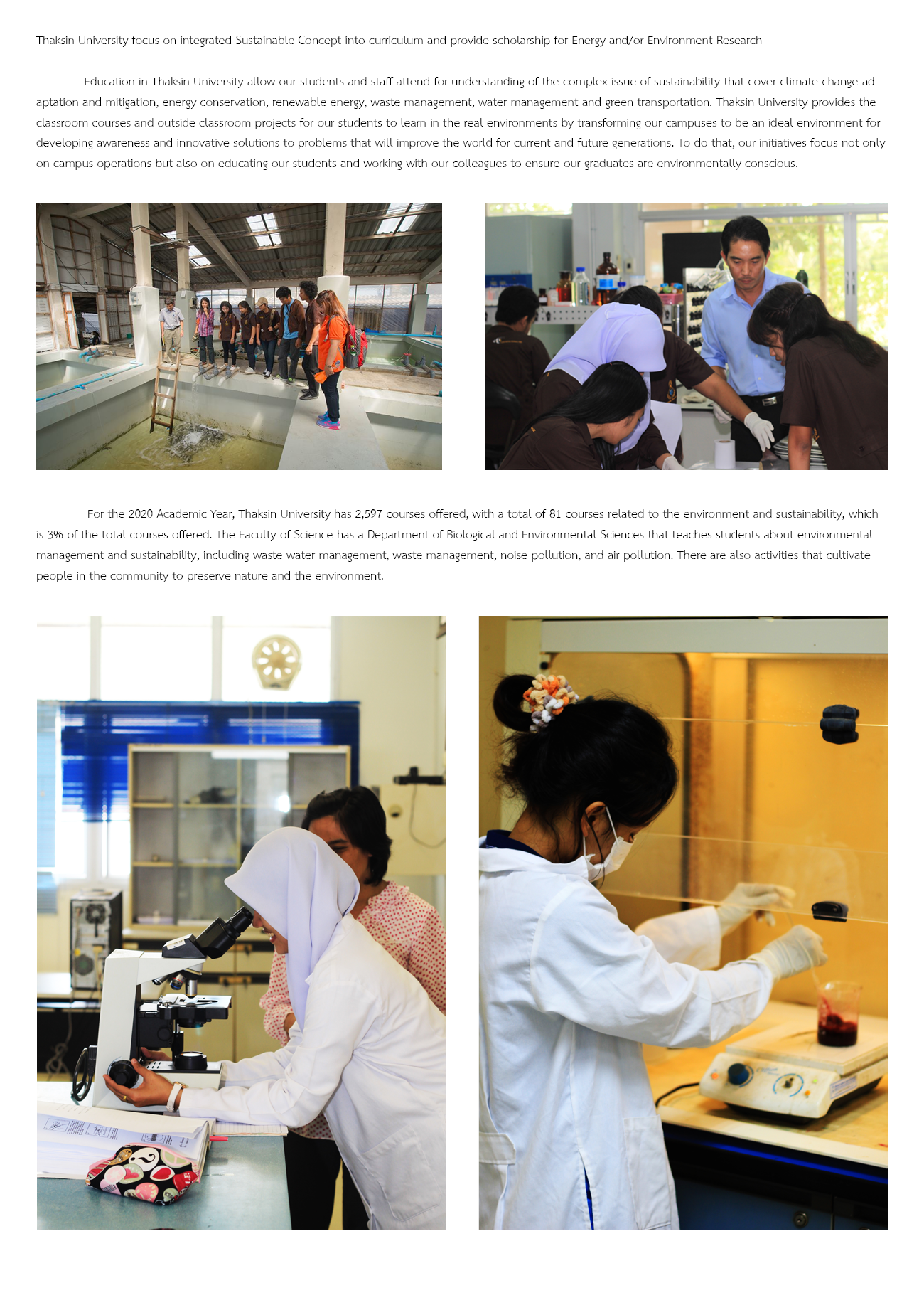 TSU GreenHeart Thaksin University